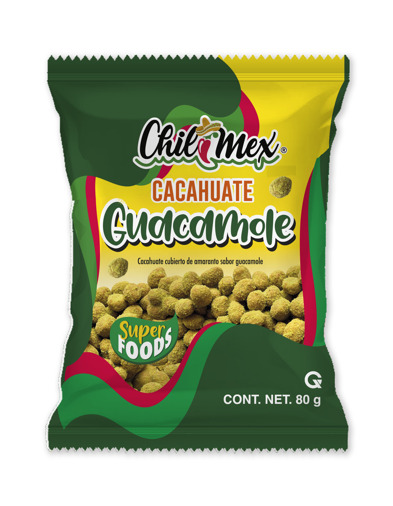 Caja Master Cacahuate con Cobertura de Amaranto Sabor Guacamole – Chilimex